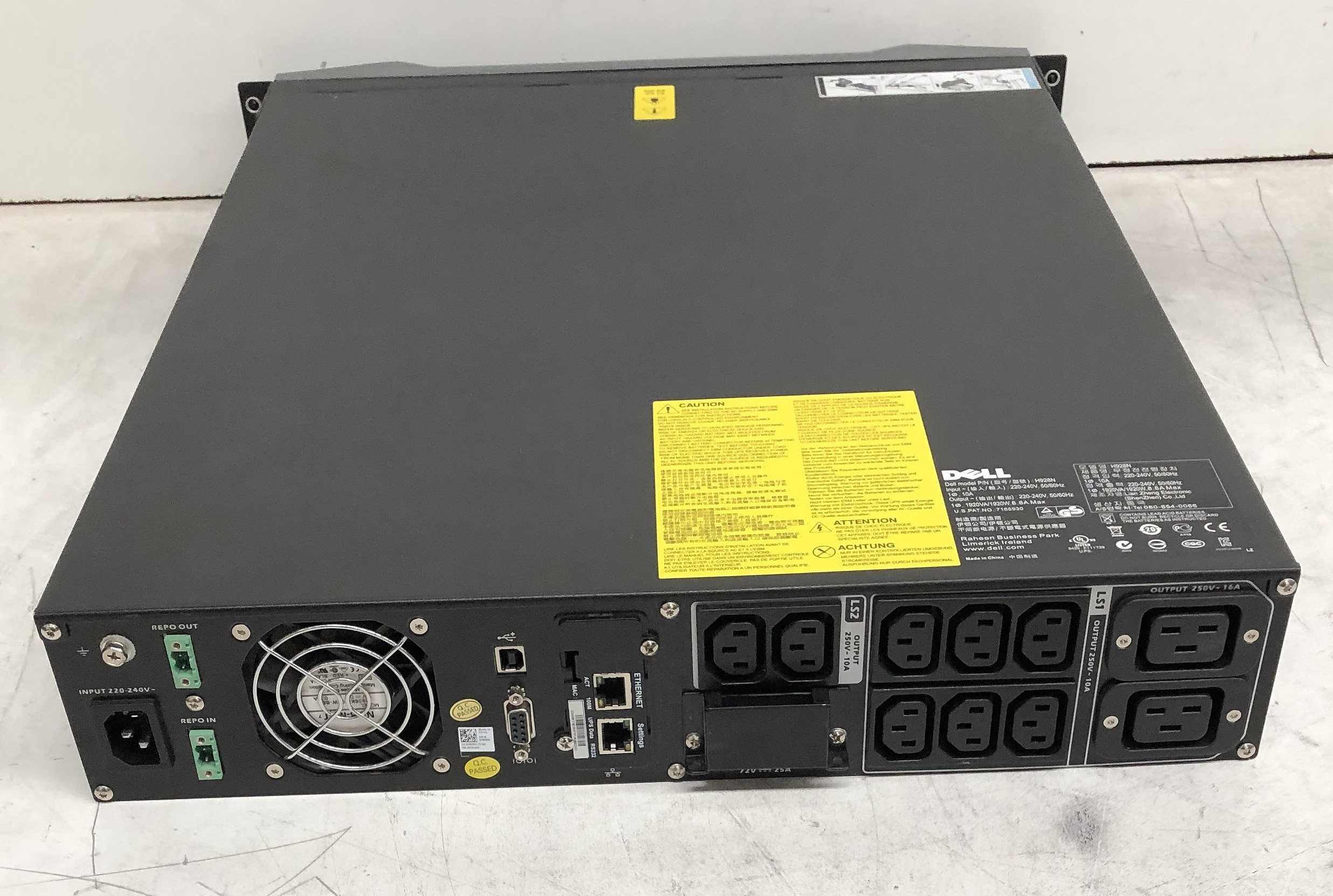 Dell (H928N) UPS 1920W 2RU Rackmount - Lot 1150561 | ALLBIDS