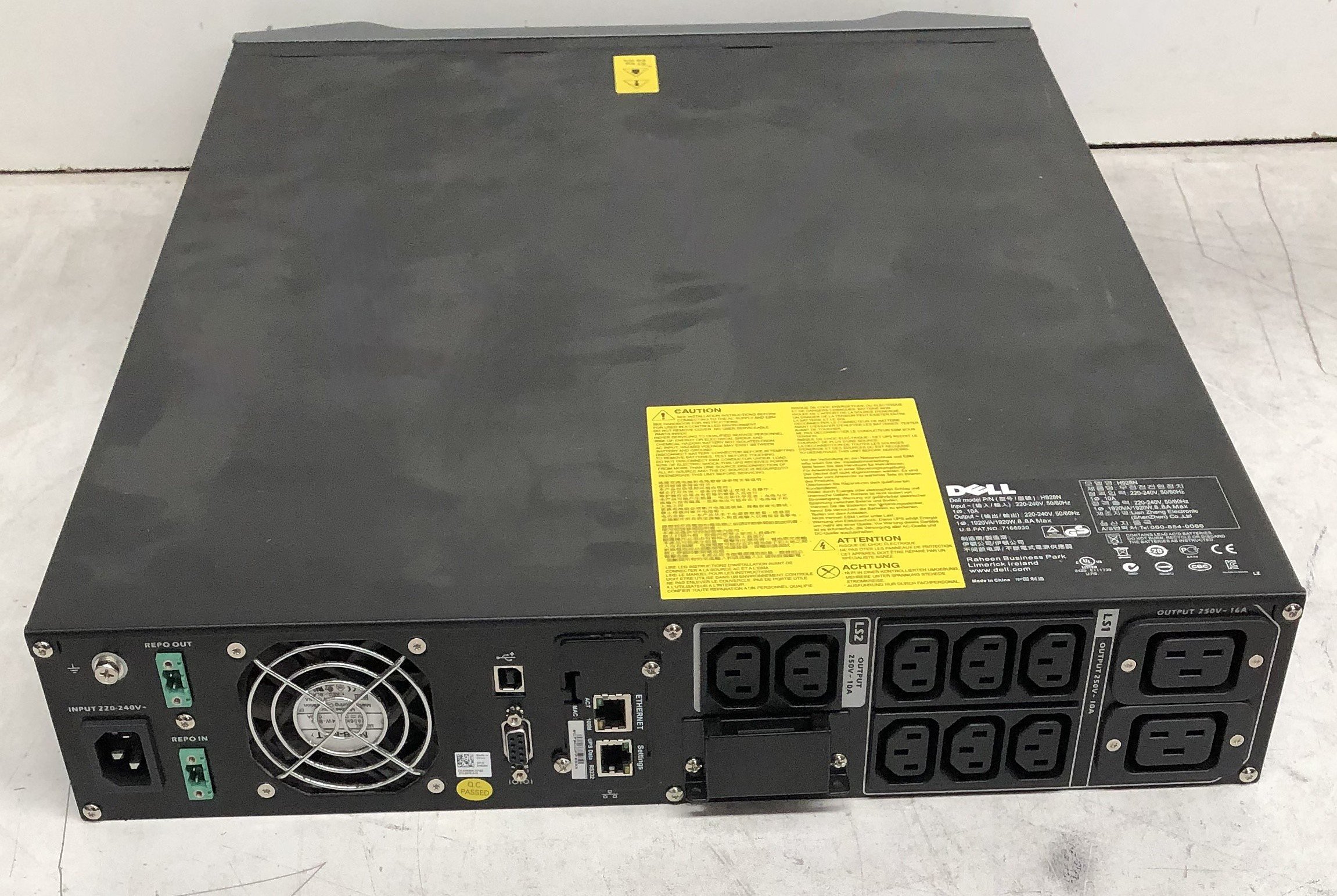 Dell (H928N) UPS 1920W 2RU Rackmount - Lot 1150560 | ALLBIDS